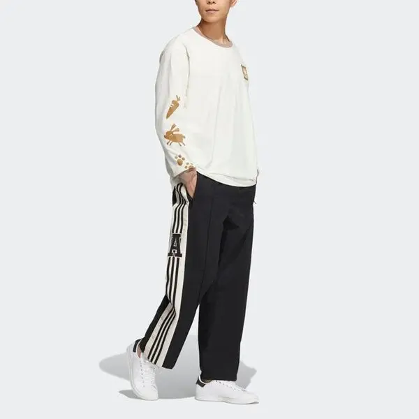 Adidas Originals Anti University Woven Pants 'black - Black/white