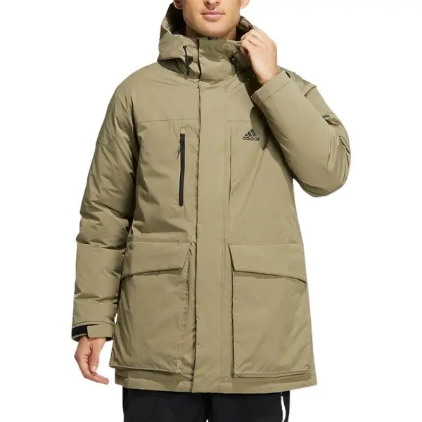 Adidas Down Parka With Logo
