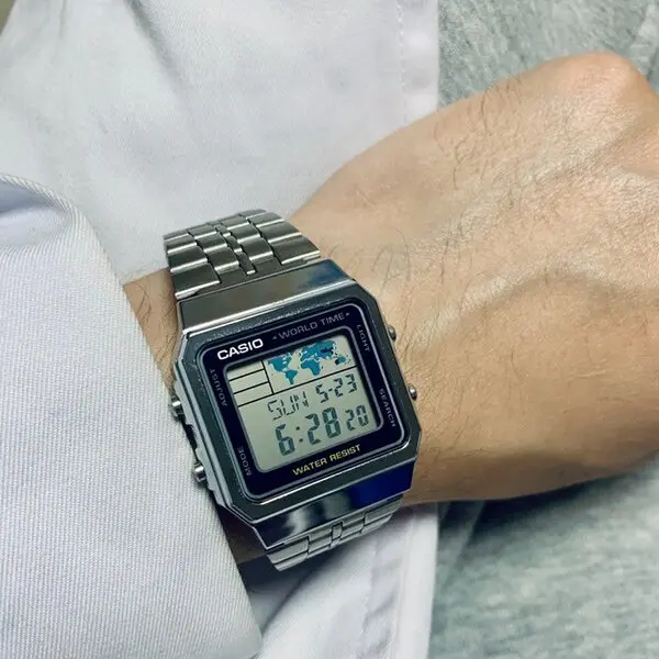 Casio Stainless Steel Digital Watch