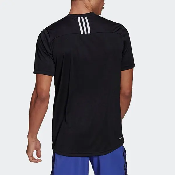 Adidas Logo Printing Training Sports T-shirt - Black