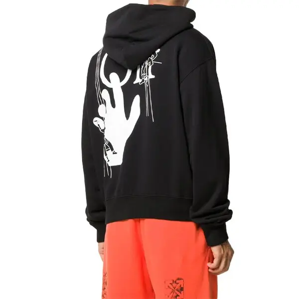 Off-White Fw20 Printing Hooded Pullover