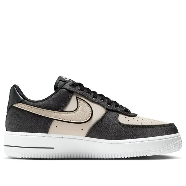 Nike Force 1 '07 Se 'denim Black Net' Low Top Sneakers - Denim/black Net