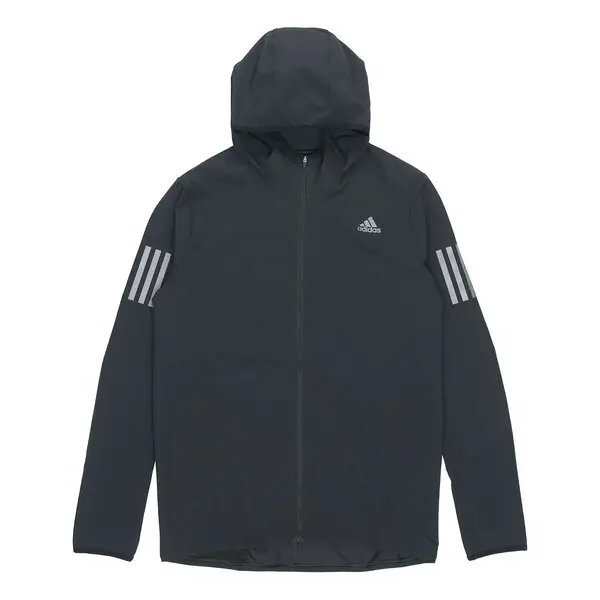 Adidas Hooded Track Jacket - Black