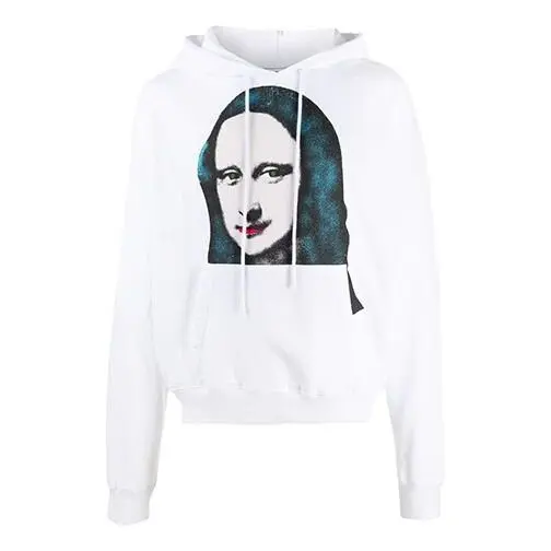 Off-White Mona Lisa Print Hoodie - White