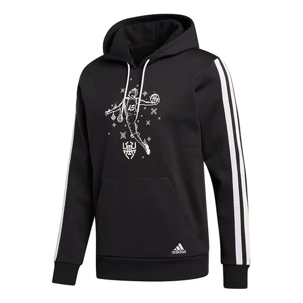Adidas Basketball Graphic Hoodie - Black