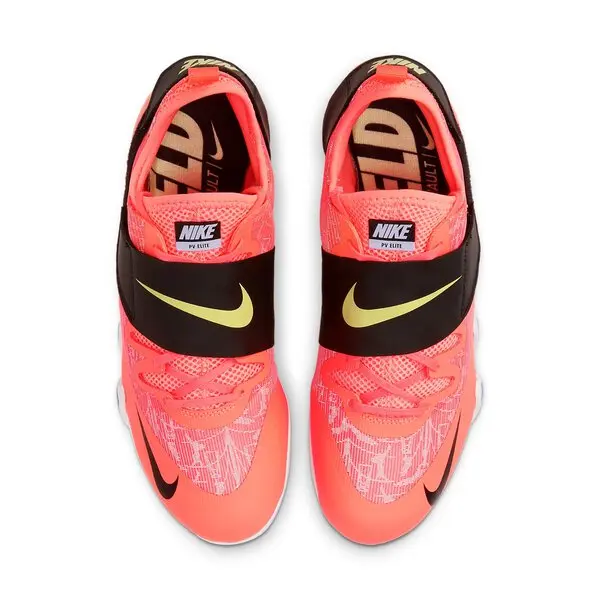 Nike Pole Vault Elite Track Spikes - Red/black