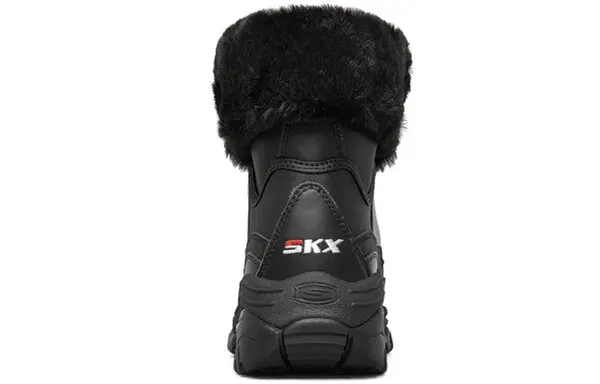 Sketchers Energy Lace-up Fur Trimmed Athletic Boots