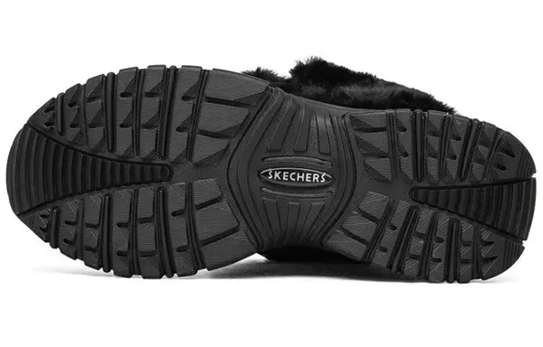 Sketchers Energy Lace-up Fur Trimmed Athletic Boots