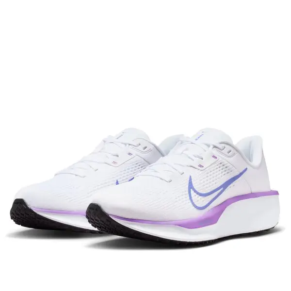 Nike Quest Athletic Sneakers - White/black/bright Violet