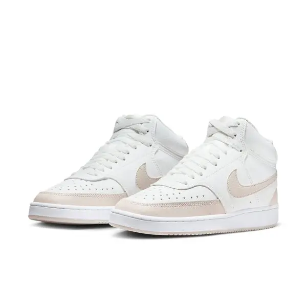 Nike Court Vision Mid Sneakers - White/tan