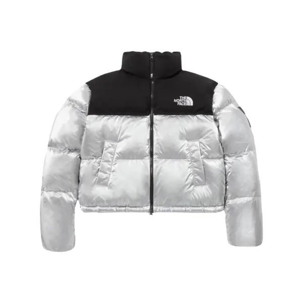 The North Face White Label Novelty Nuptse Down Jacket - Black/silver