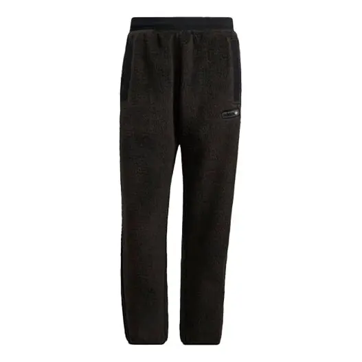 Adidas Originals Plush Stay Warm Bundle Feet Sports Pants/trousers/joggers Black - Default Color