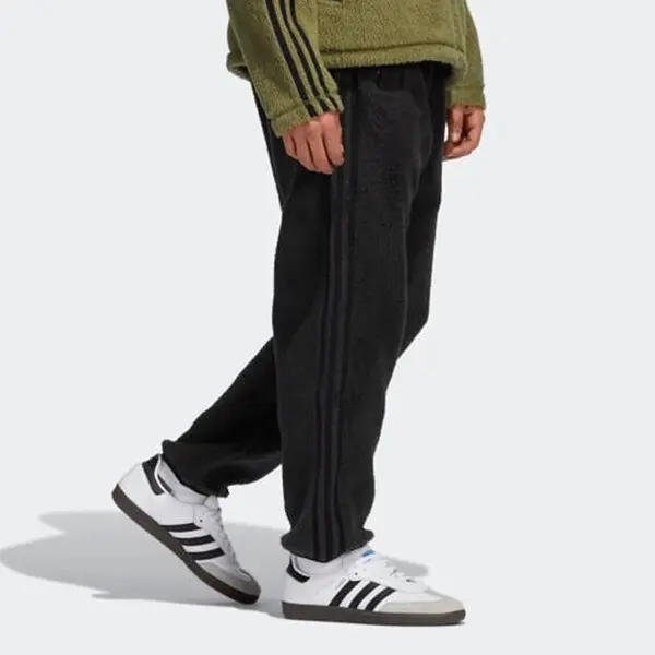 Adidas Originals Plush Stay Warm Bundle Feet Sports Pants/trousers/joggers Black - Default Color