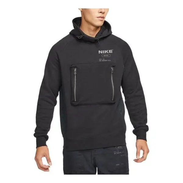 Nike City Made French Terry Pullover Hoodie - Black