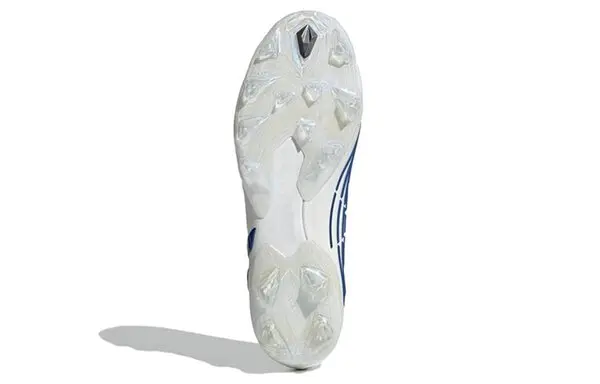 Adidas Predator Edge.1 L Ag Cleats - White/blue