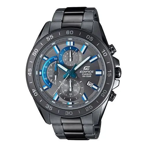 Casio Chain Blue Quartz Analog - Black