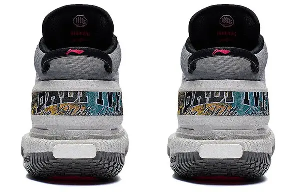 LI-NING Badfive 3 Ultra Mid Sneakers - Grey/red