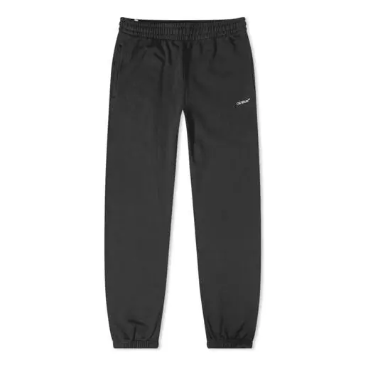 Off-White Arrow Printing Sports Long Pants - Black