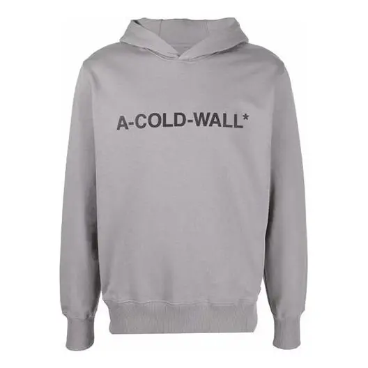 A-COLD-WALL* Logo Popover Hoodie - Grey