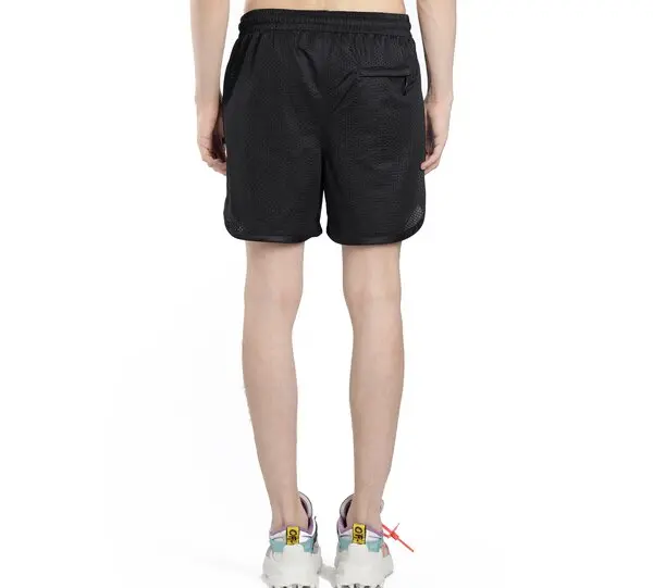 Off-White Caravaggio Arrow Mesh Track Shorts - Black