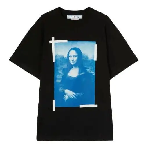 Off-White Monalisa Over Short-sleeve Tee - Black