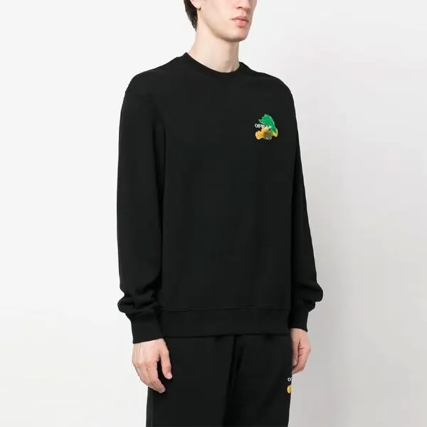 Off-White Brush Arrow Crew Neck Sweatshirt - Black/multi