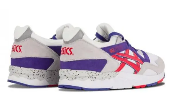 Asics Gel-lyte V Low Top Sneakers - White/red/blue