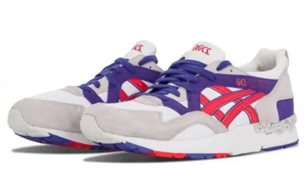 Asics Gel-lyte V Low Top Sneakers - White/red/blue