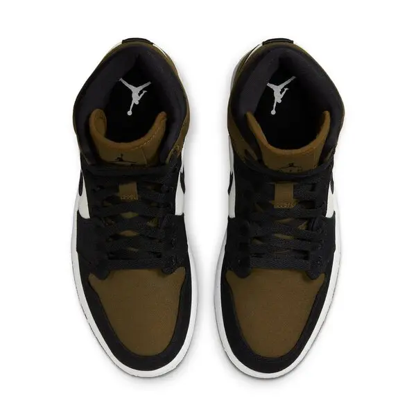 JORDAN 1 Mid Se "olive Toe" Sneakers