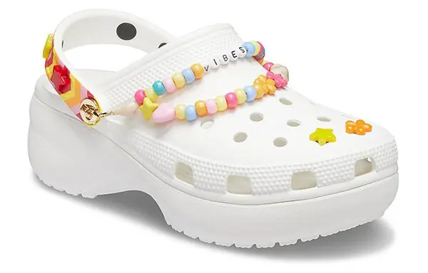 CROCS Embellished Platform Clogs
