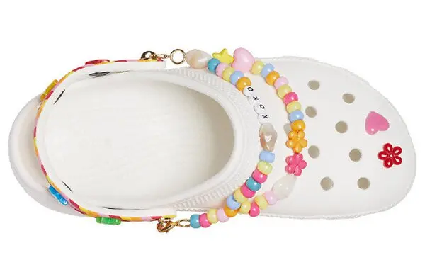 CROCS Embellished Platform Clogs
