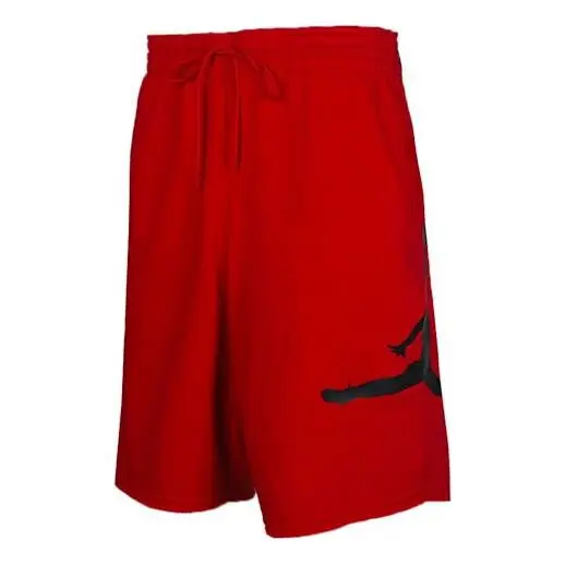 JORDAN Air Jumpman Sports Knit Shorts - Red