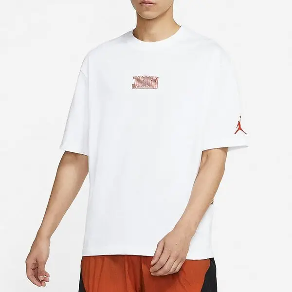 JORDAN Jumpman Graphic Short Sleeve Tee - White