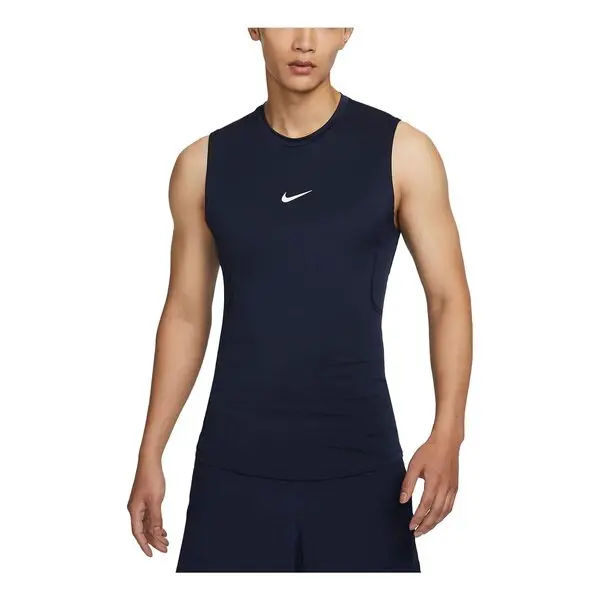 Nike Pro Dri-fit Tight Sleeveless Fitness Top - Black