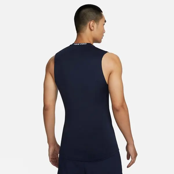 Nike Pro Dri-fit Tight Sleeveless Fitness Top - Black