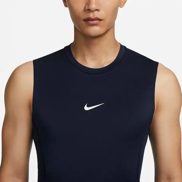 Nike Pro Dri-fit Tight Sleeveless Fitness Top - Black
