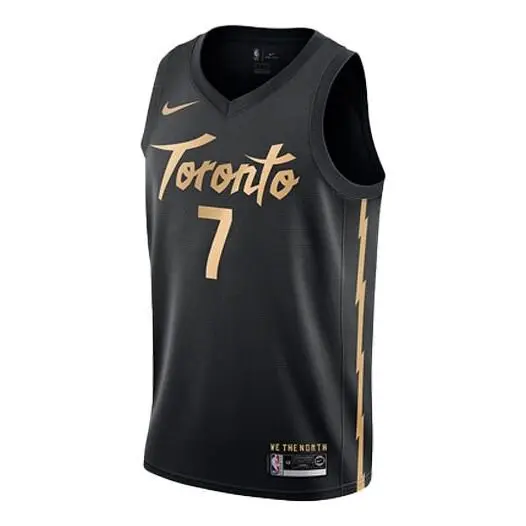 Nike Toronto Raptors Retro Basketball Jersey No. 7 - Black
