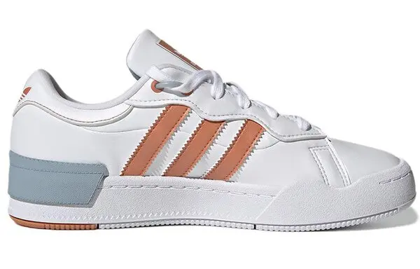 Adidas Rey Galle "white Hazy Copper" Sneakers - White/orange