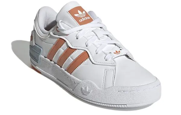 Adidas Rey Galle "white Hazy Copper" Sneakers - White/orange