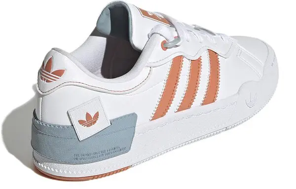 Adidas Rey Galle "white Hazy Copper" Sneakers - White/orange