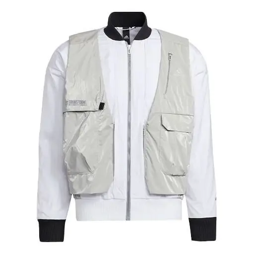 Adidas X Transformers Crossover Cny Detachable Jacket Gray - Grey