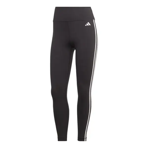 Adidas Train Essentials 3-stripes High-waisted 7/8 Leggings - Black