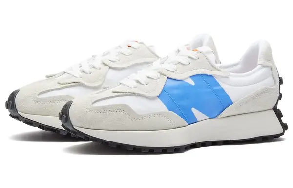 NEW BALANCE 327 Sneakers - White/bright Lapis Lazuli