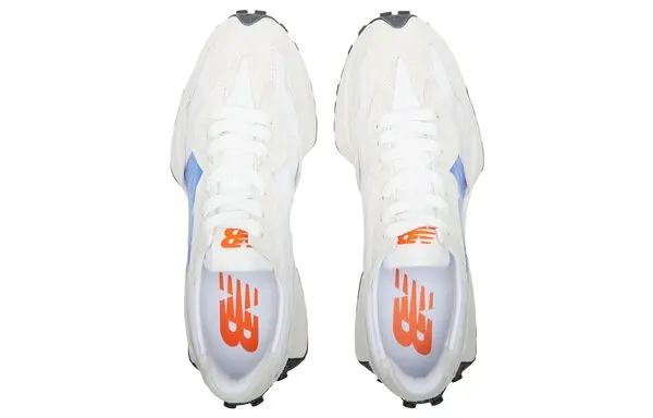 NEW BALANCE 327 Sneakers - White/bright Lapis Lazuli
