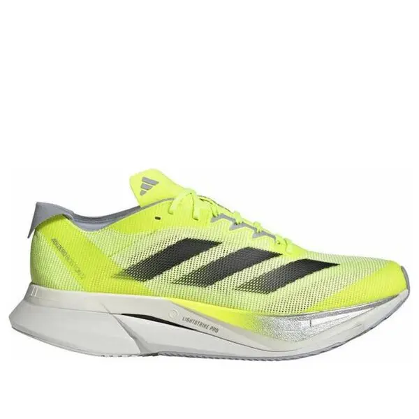 Adidas Adizero Boston Athletic Sneakers - Lucid Lemon/core Black/silver Metallic