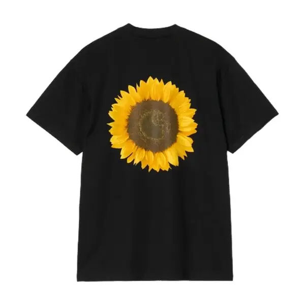 Carhartt Work In Progress Sunflower Short Sleeve T-shirt - Black