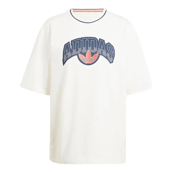 Adidas Big Logo Graphic T-shirt - Cloud White