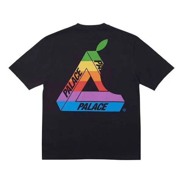 PALACE Jobsworth" T-shirt With Apple Graphic - Black