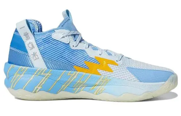 Adidas Dame 'three Kingdoms' Athletic Sneakers - Blue/white