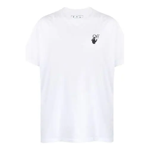 Off-White Fw20 Human Skeleton Arrow Short-sleeve Tee - White